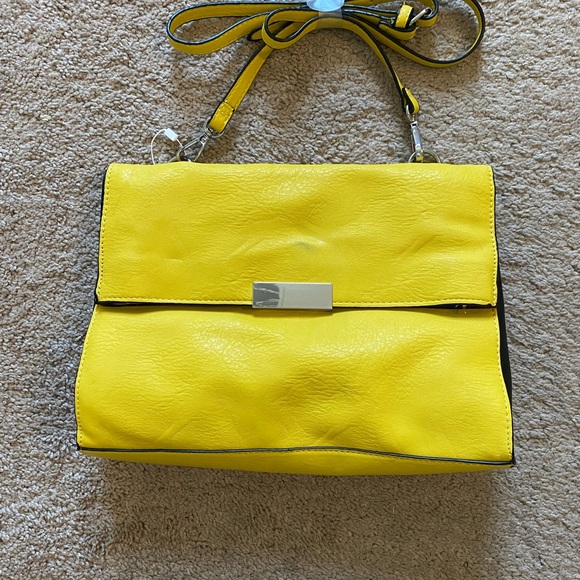 Zara | Bags | Zara Yellow Satchel | Poshmark